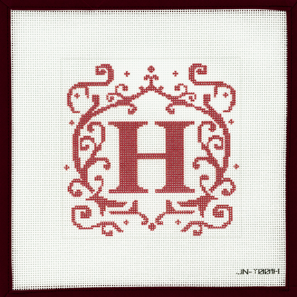 JN-T001 Filigree Border Alphabet Large