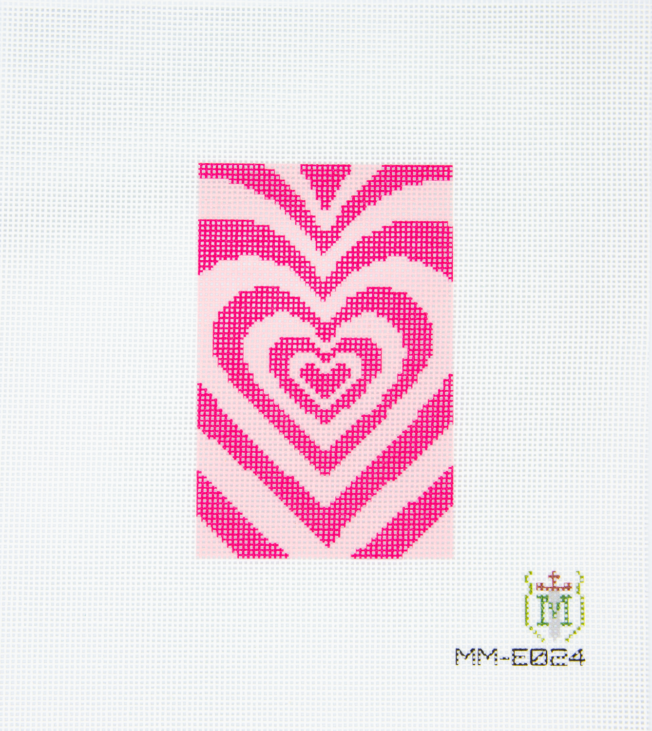 MM-E024 Repeating Heart Pattern